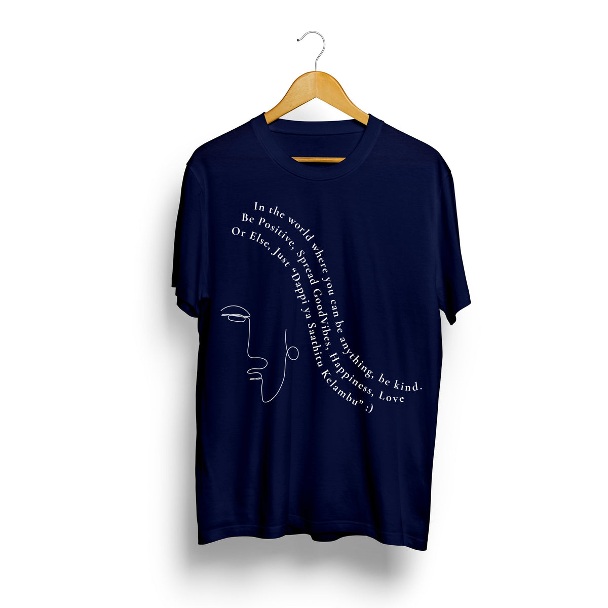 Dappiya Saathitu Kelambu- Word against Negative People Approach Tshirt – ColourCrafts