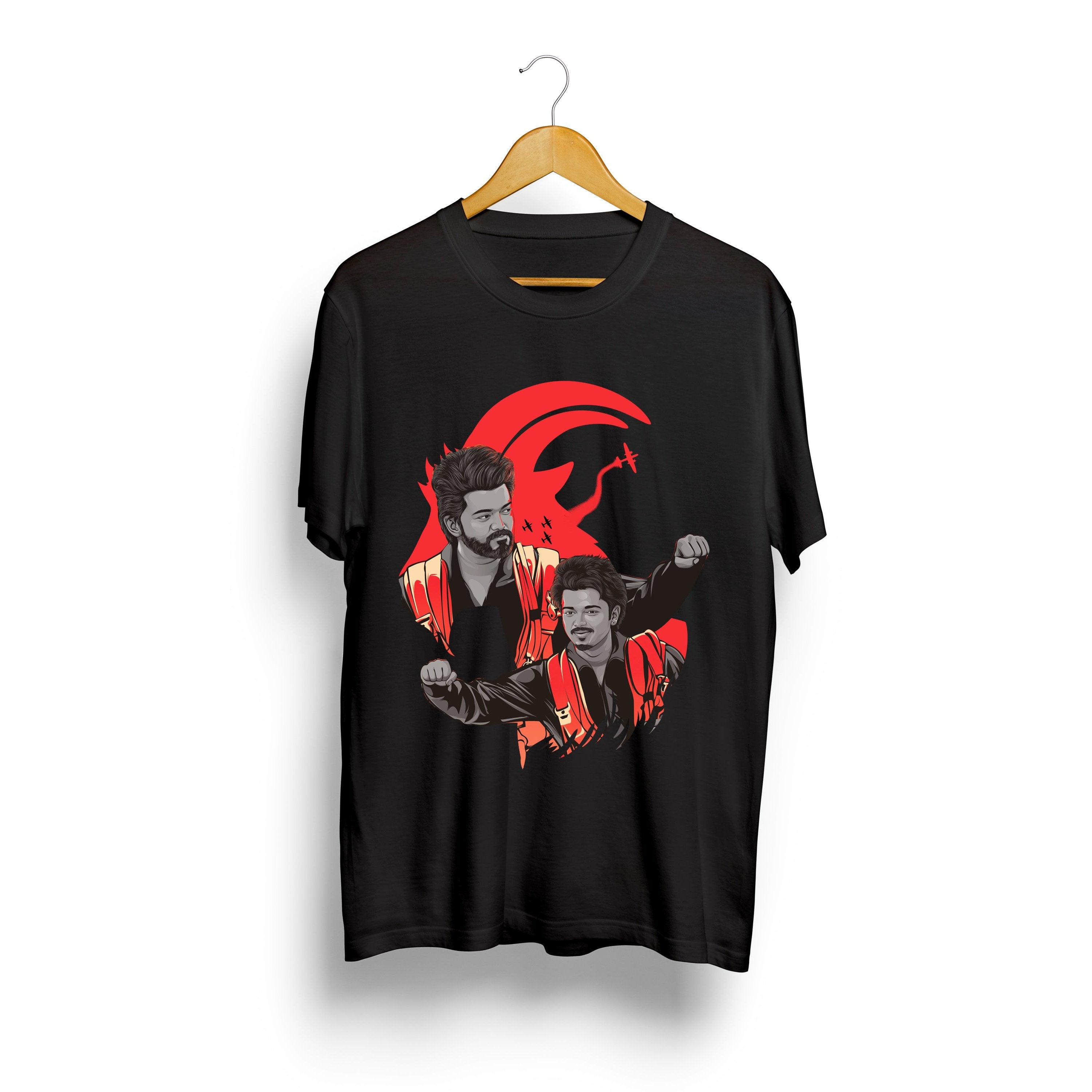 Thalapathy Vijay Goat | Goat Official T-Shirt (Red Edition) – ColourCrafts