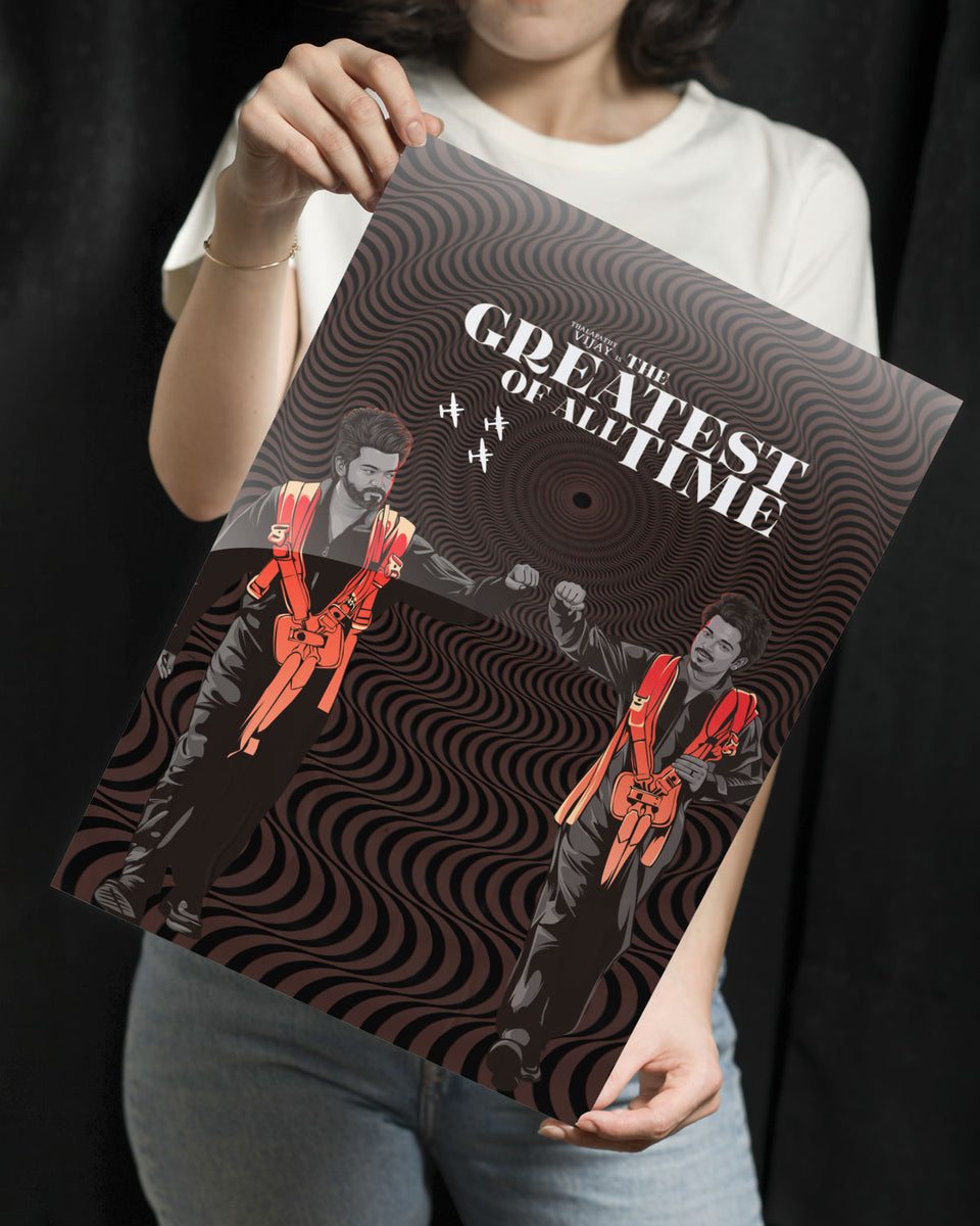 Thalapathy Vijay | Goat Official Premium Metal Posters – ColourCrafts