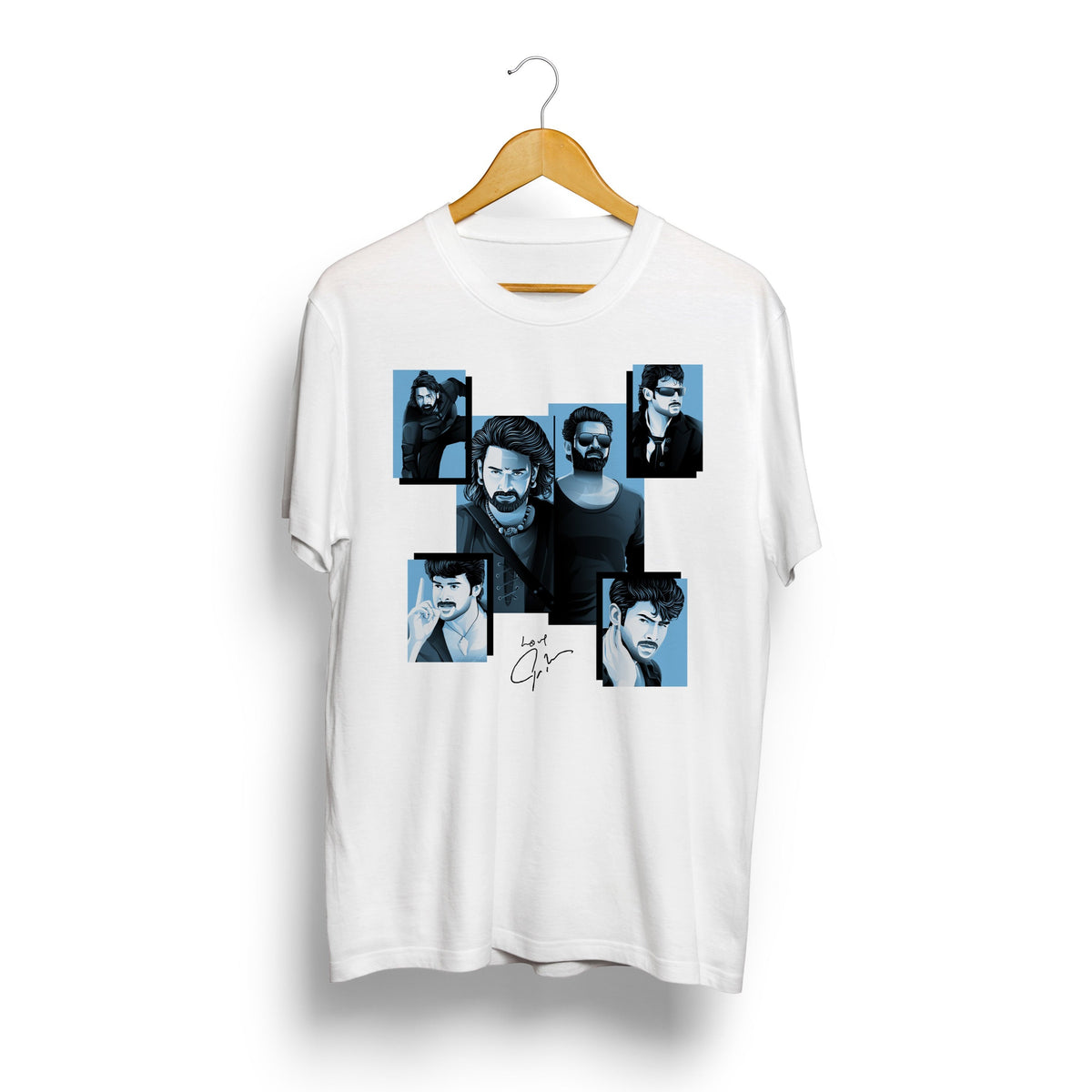 Prabhas RebelStar Signed Tribute T-shirts – ColourCrafts